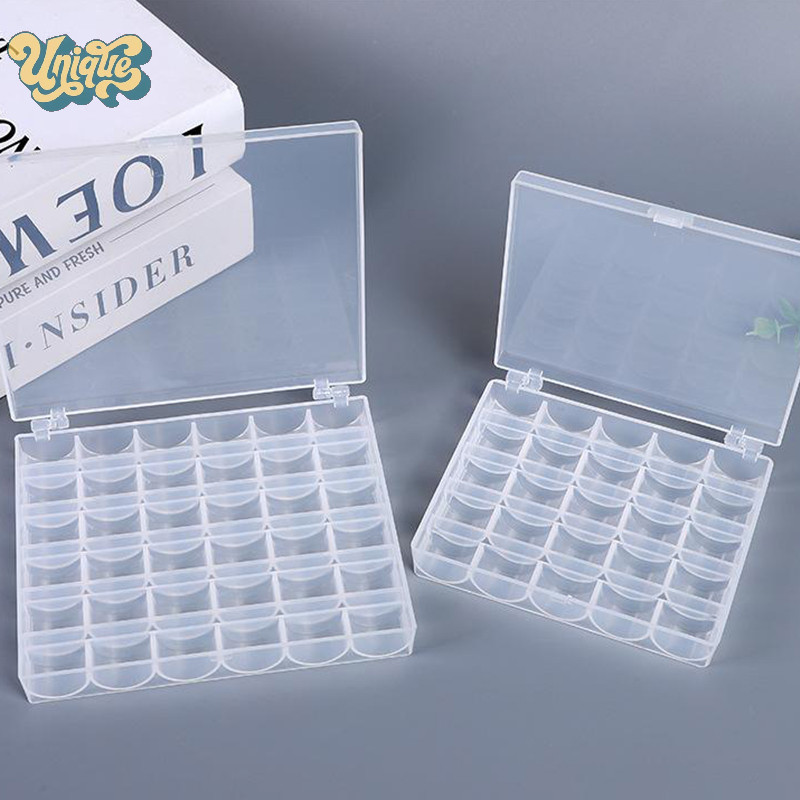 (Unique) 25/36pcs Household Sewing Machine Bobbin Lock Core Box ...