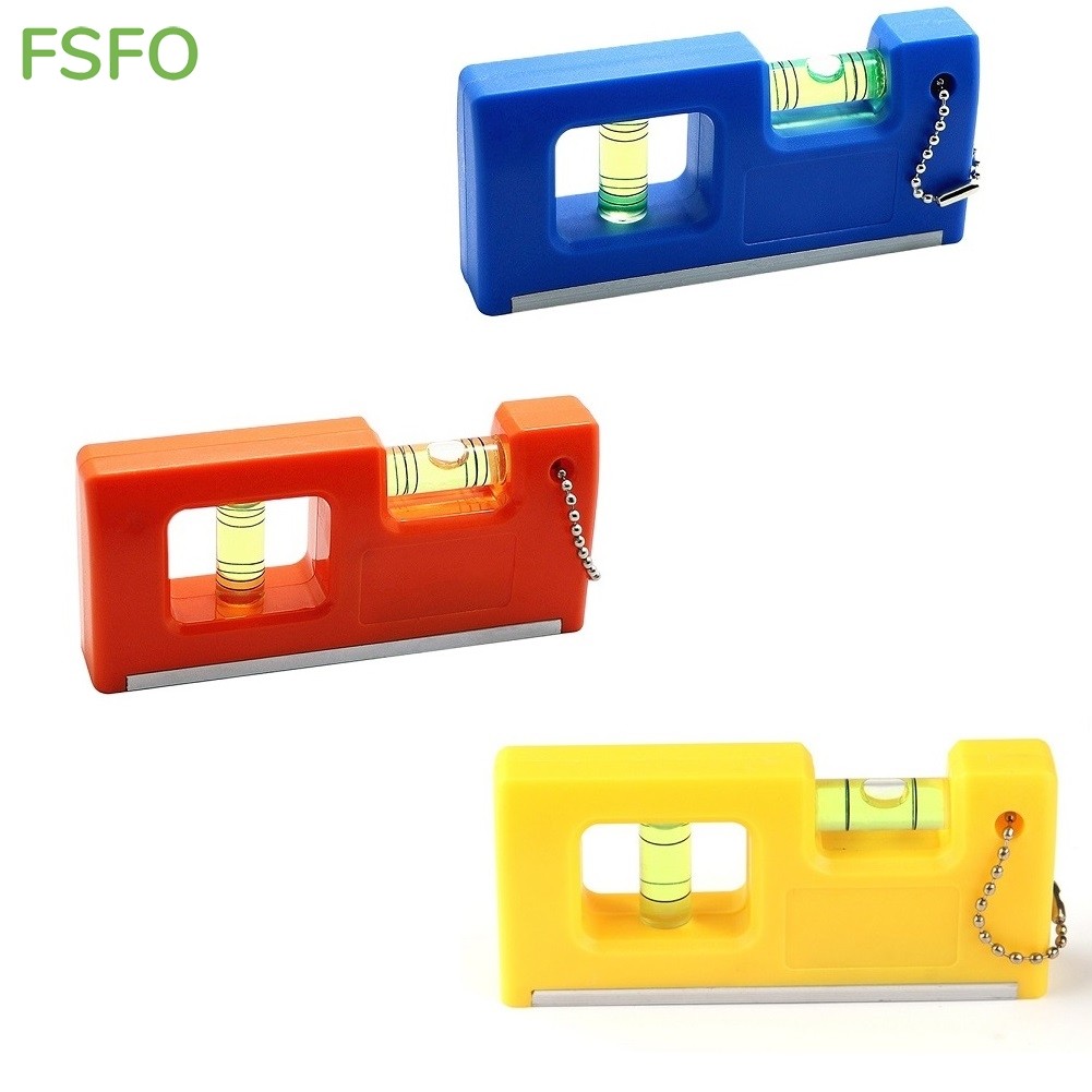 FSFO| 1PC Plastic T-type Level Bubble Blue Orange Color Acrylic level ...
