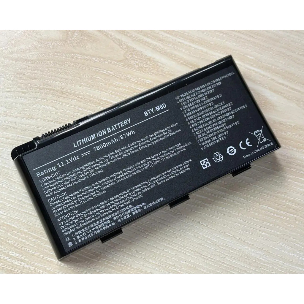 BTY-M6D Laptop Battery for MSI GT60 GT70 GX780R GX680 GX780 GT780R ...