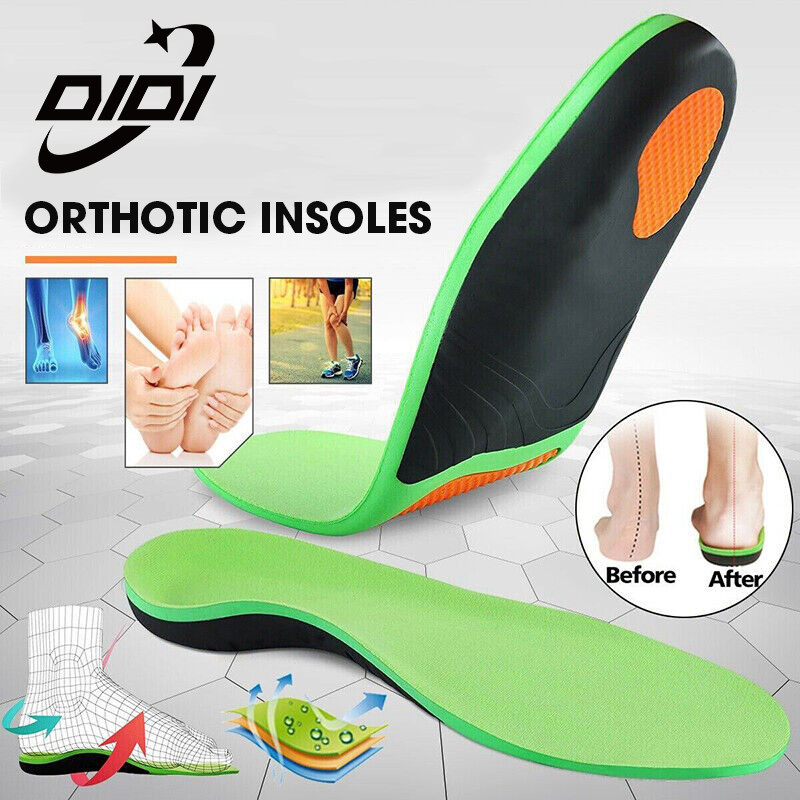 DIDI 1 Pair Plantar Fasciitis Orthotic Shoe Inserts X/O Type Leg ...