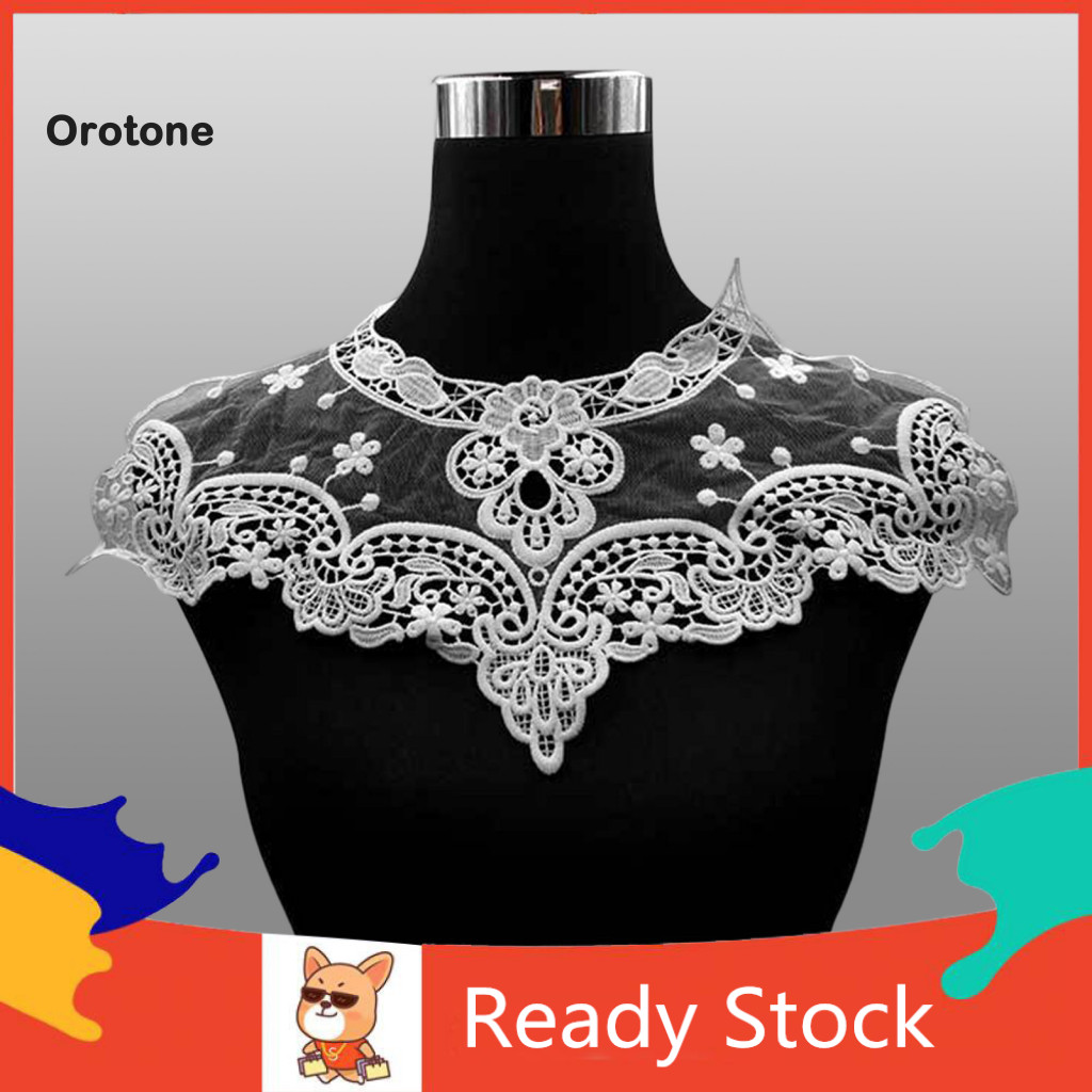 [Ready stock] Soft Fabric Lace Fake Collar for Home Multi-Color Lace ...