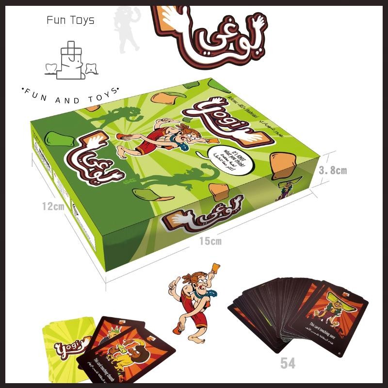 Yogi Blackboard Game English And Arabic Yoga Card Table Game Party Game ...