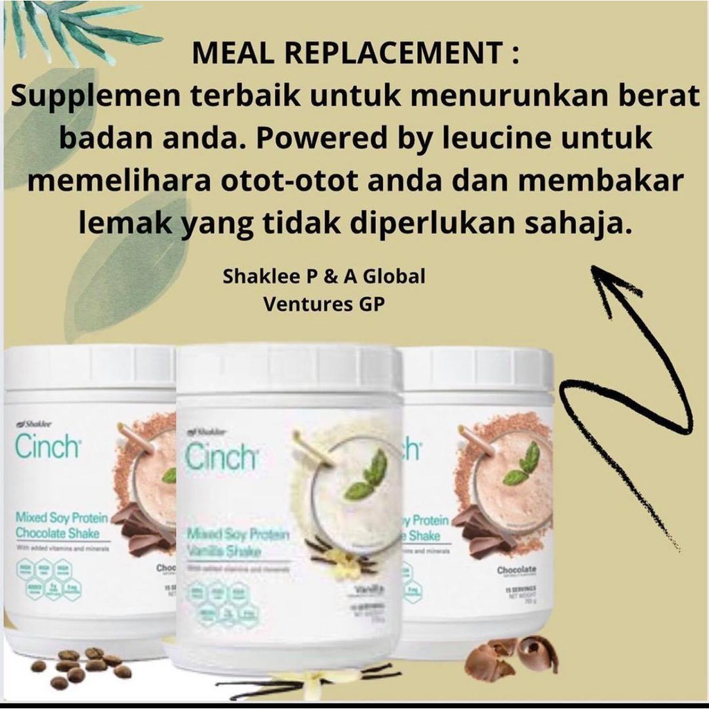 🔥READY STOCK🔥Shaklee Life Cinch® Mixed Soy Protein (Chocolate/Cafe Latte) Shake - 720g | Shopee ...