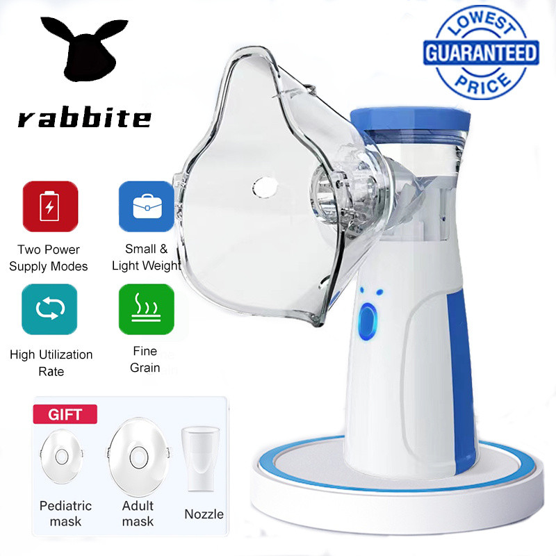 Rabbite Portable Nebulizer Machine Mesh Nebulizer Rechargeable Inhaler ... Rabbite Portable Nebulizer Machine Mesh Nebulizer Rechargeable Inhaler ...