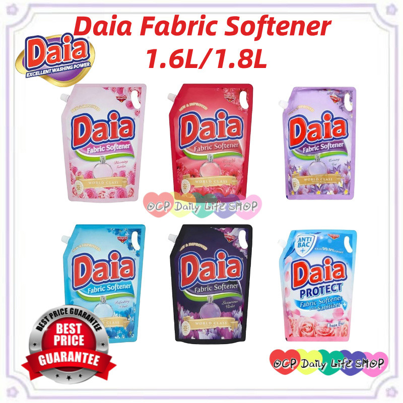 【New】Daia® Fabric Softener 1.6L / 1.8L | Shopee Malaysia