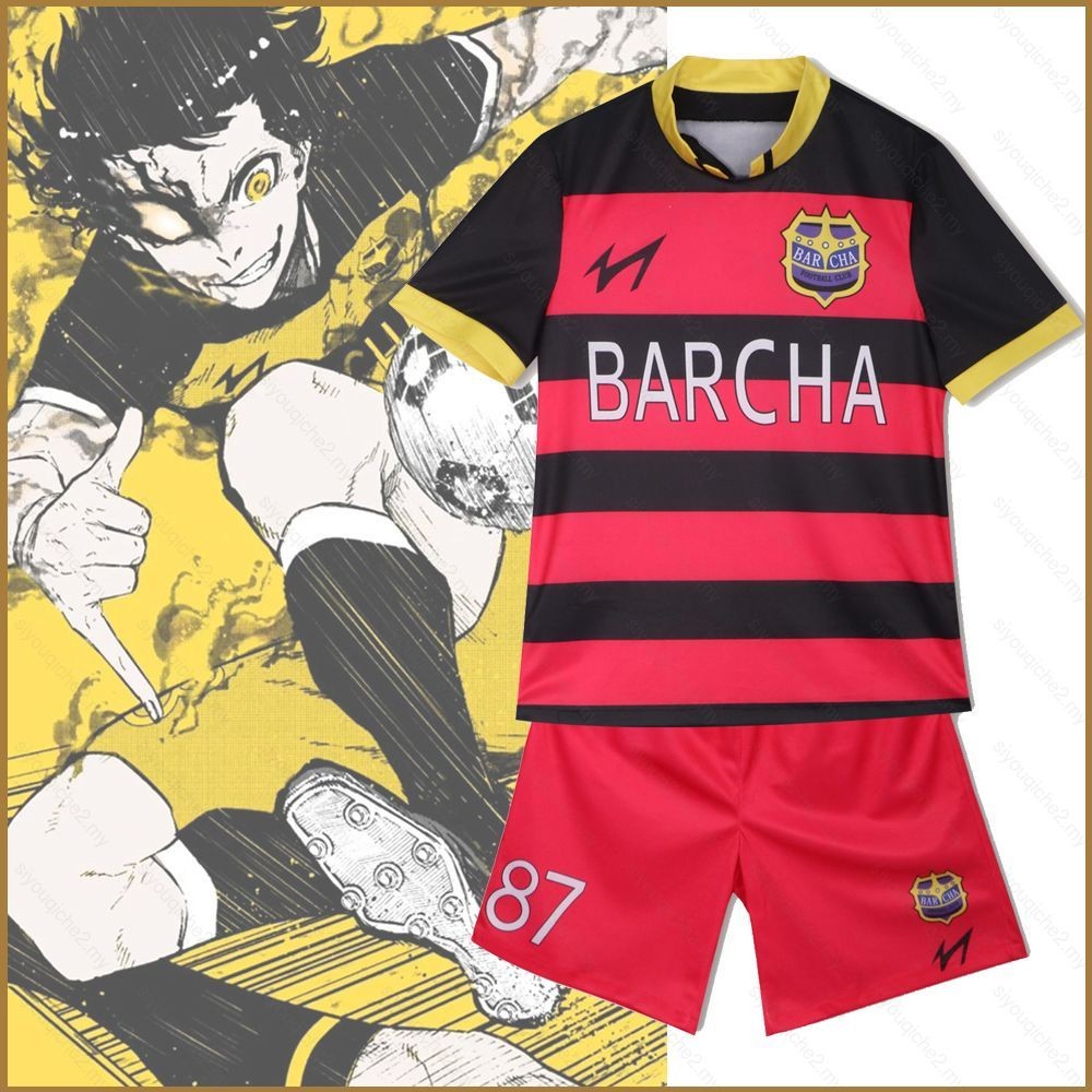 333 Blue Lock Bachira Meguru Game sport Ginga ball uniform T-shirt ...