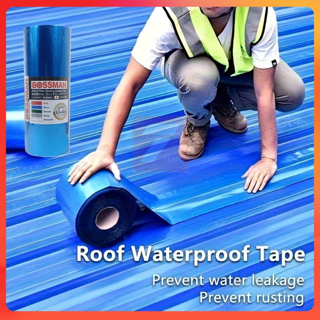 Bossman BBBE125 Industrial Roofing Sealing Dry Fix Bitumen Tape l ...