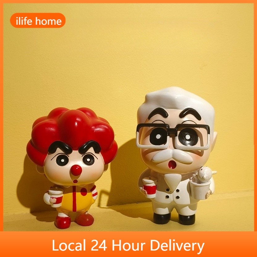 Shipping from Selangor Crayon Shin-chan KFC McDonald Action Figure ...