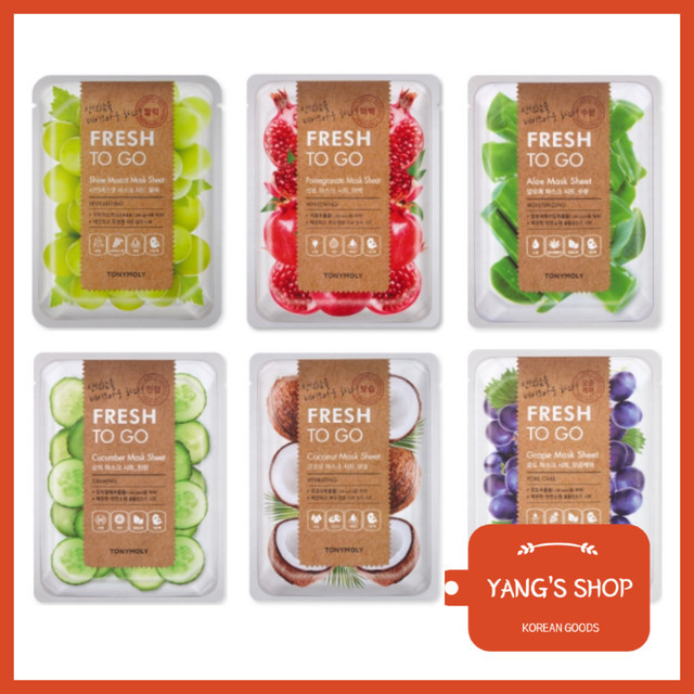 [TONYMOLY] Fresh To Go Mask Sheet 25g types | Shopee Malaysia