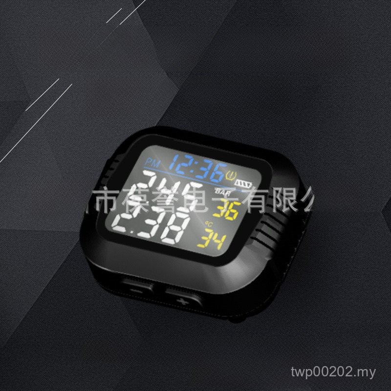 Motosikal platform rentas sempadan, monitor tekanan tayar, letakan luar ...