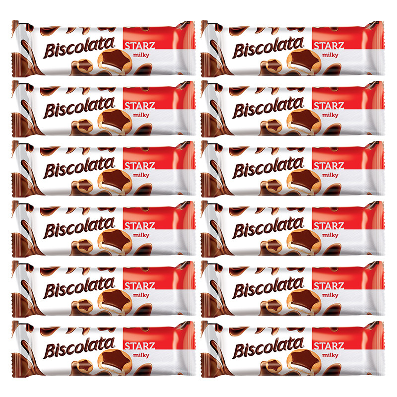 Biscolata Starz Milky Biscuits (88g) - (Pack of 12) | Shopee Malaysia