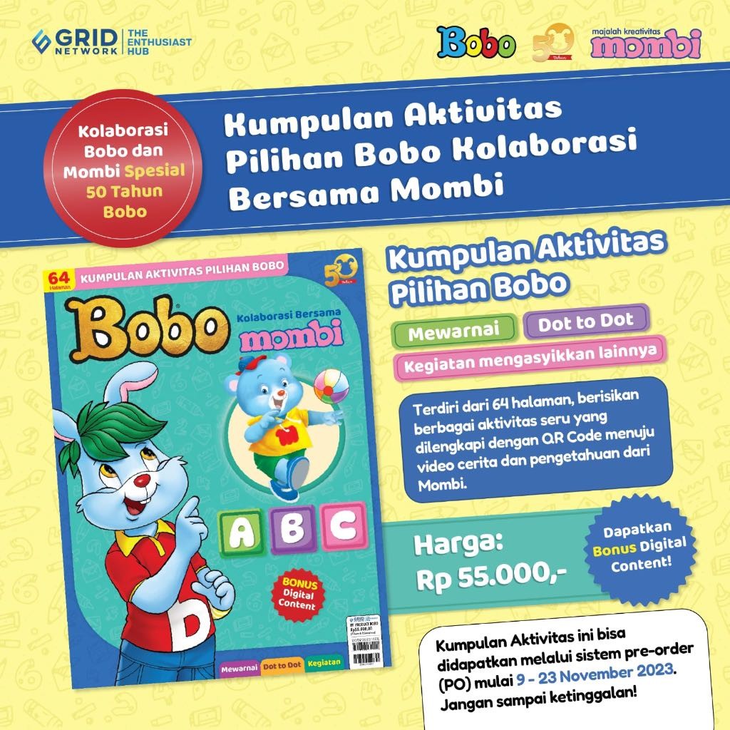 Rbs^ 50-year Limited Collection Edition BOBO Magazine (Option) | Shopee ...