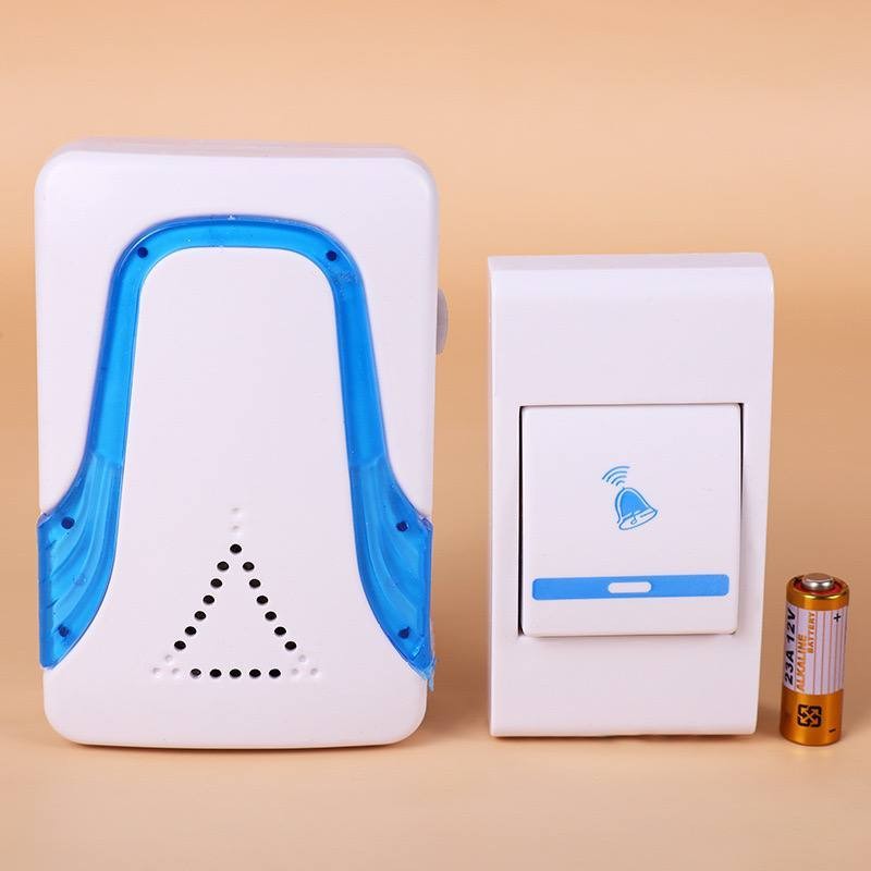 Smart Remote Control Wireless Door Bell No Wiring Battery Powered High ...
