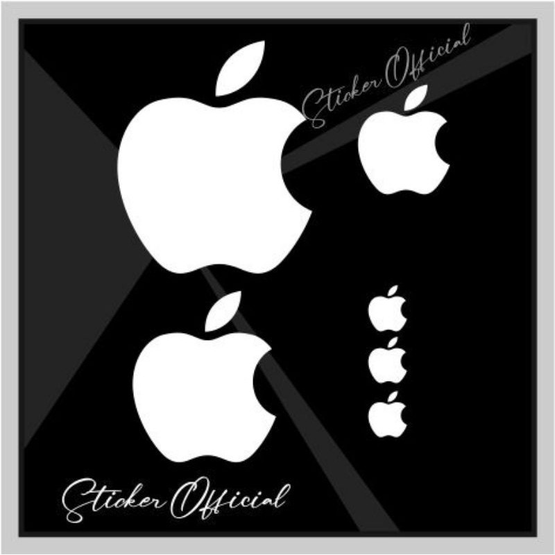 Apple Logo Sticker 9pcs iPhone Sticker for Motorcycle Stickers ...