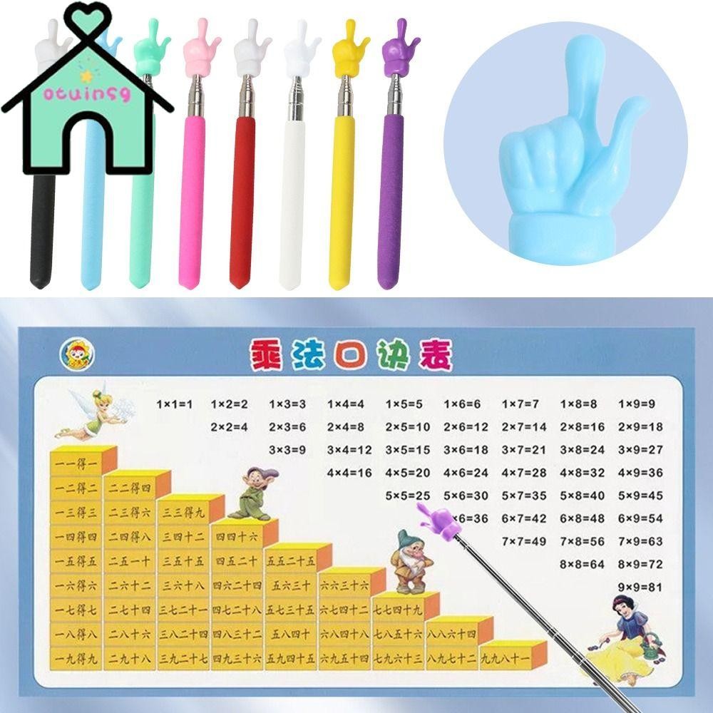 OTUINSG Finger Reading Sticks Educational Learning Toys Telescopic Rod ...
