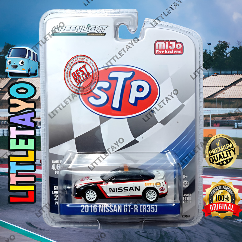 Greenlight STP 2016 Nissan GT-R R35 Safety Car Mijo Exclusive Skyline ...