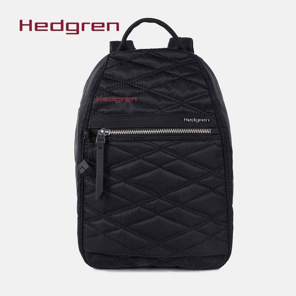 Hedgren Vogue Backpack Small + Rfid New Quilt Full Black | Shopee Malaysia
