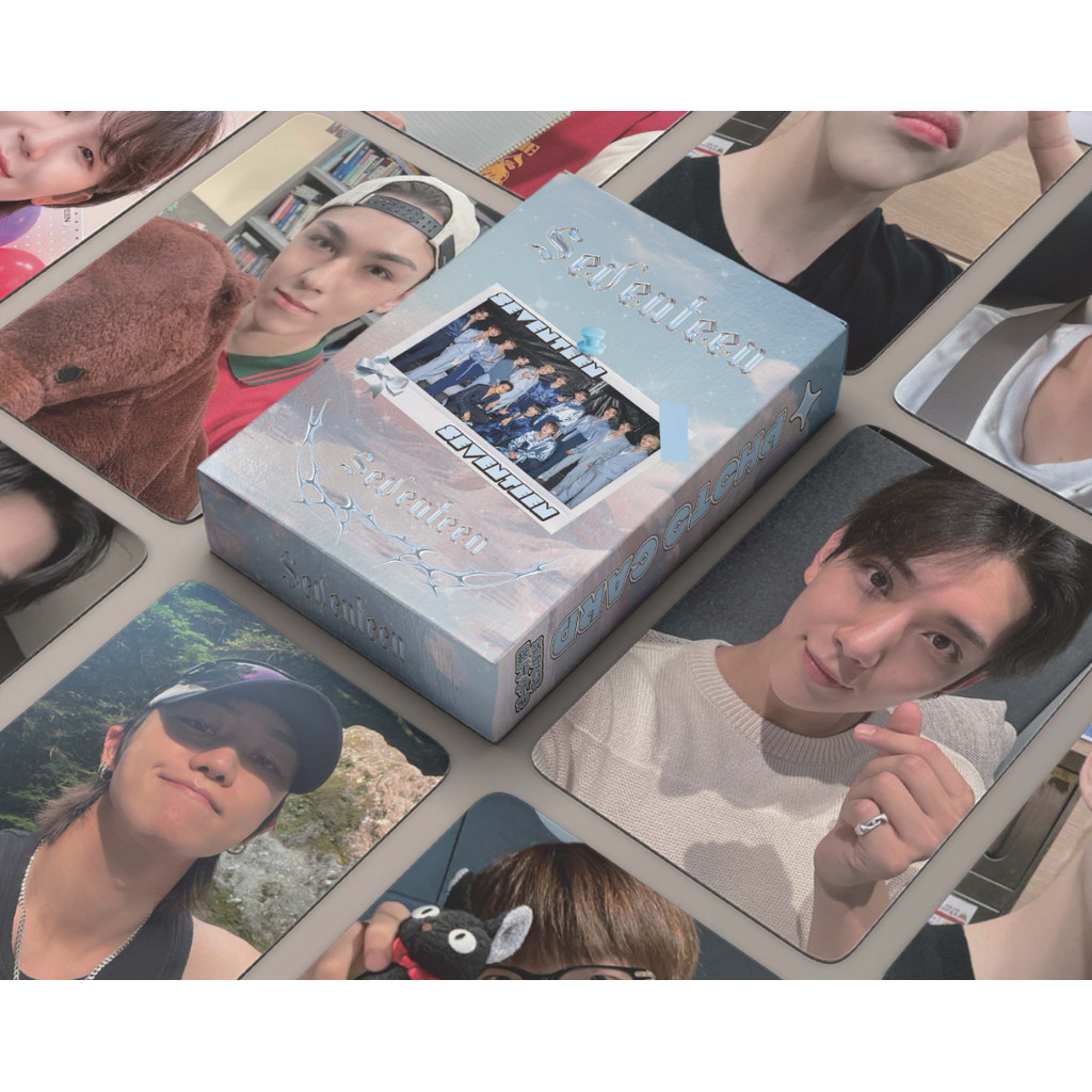 50-124pcs SEVENTEEN Holographic Laser LOMO Cards 17 IS RIGHT HERE Joshua S.Coups Hoshi Mingyu ...