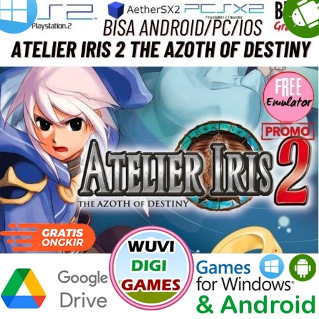Selling PS 2 Atelier Iris 2 The Azoth Of Destiny | Can be used on PC / Android / IOS Plus ...