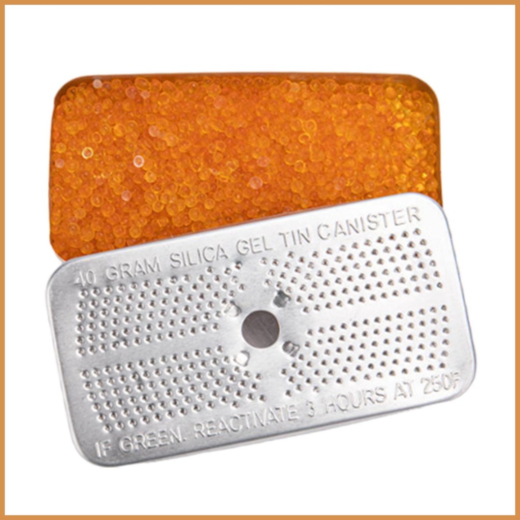 Metal Desiccant Container Reusable Dehumidifier Silicone Gel Aluminum ...