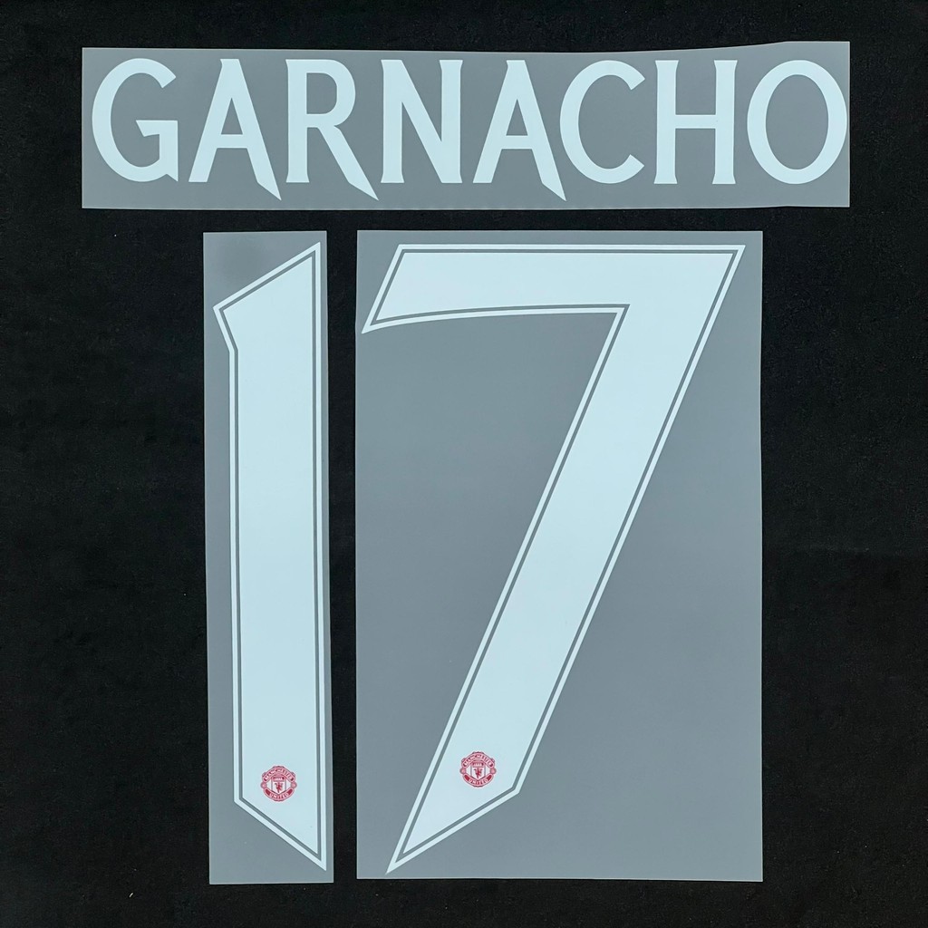 Official GARNACHO #17 Manchester United F.C Home CUP 2024-25 PRINT ...