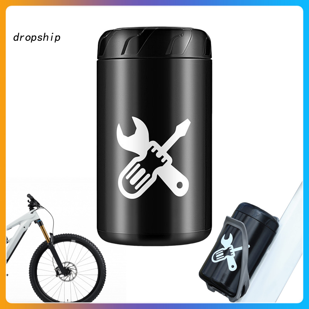 DRO_ Waterproof Tool Jar Bicycle Tool Container Portable Waterproof ...