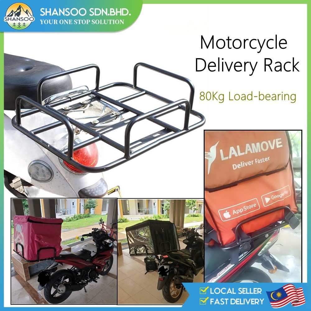 Motorcycle Rack Delivery Bag Rack Motorcycle Delivery Rack With ...