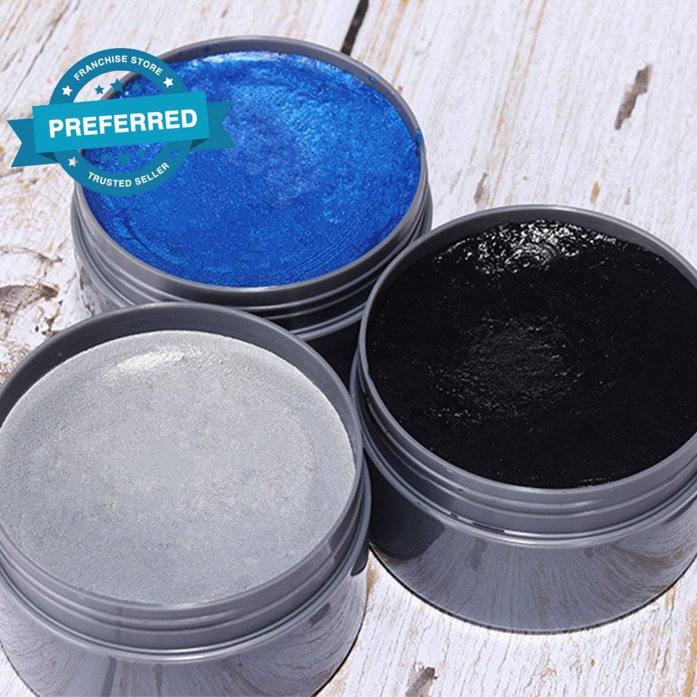 Hair Wax Color Styling Temporary Hair Dye Disposable Cream Paste Dye ...