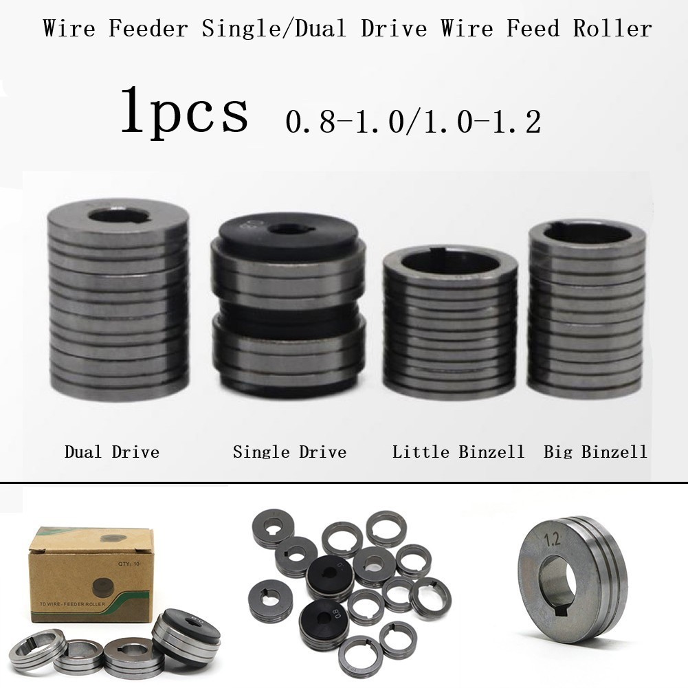 [WELV] 1PCS 0.8/1.0mm Mig Welder Wire Feed Roller Drive Wheel Guide ...