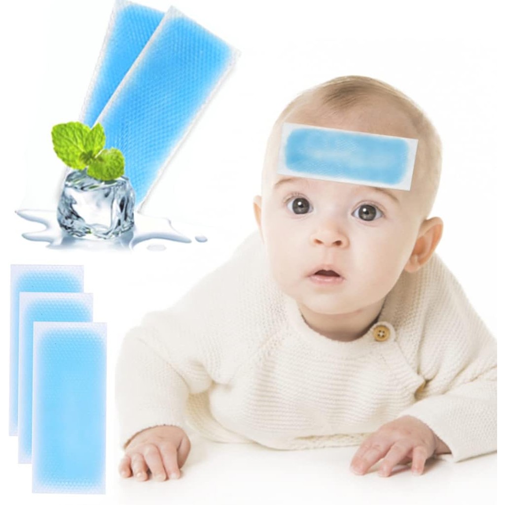 20 Pieces Pack Cooling Patch, Relieve Fever Discomfort, Reduce Fever ...