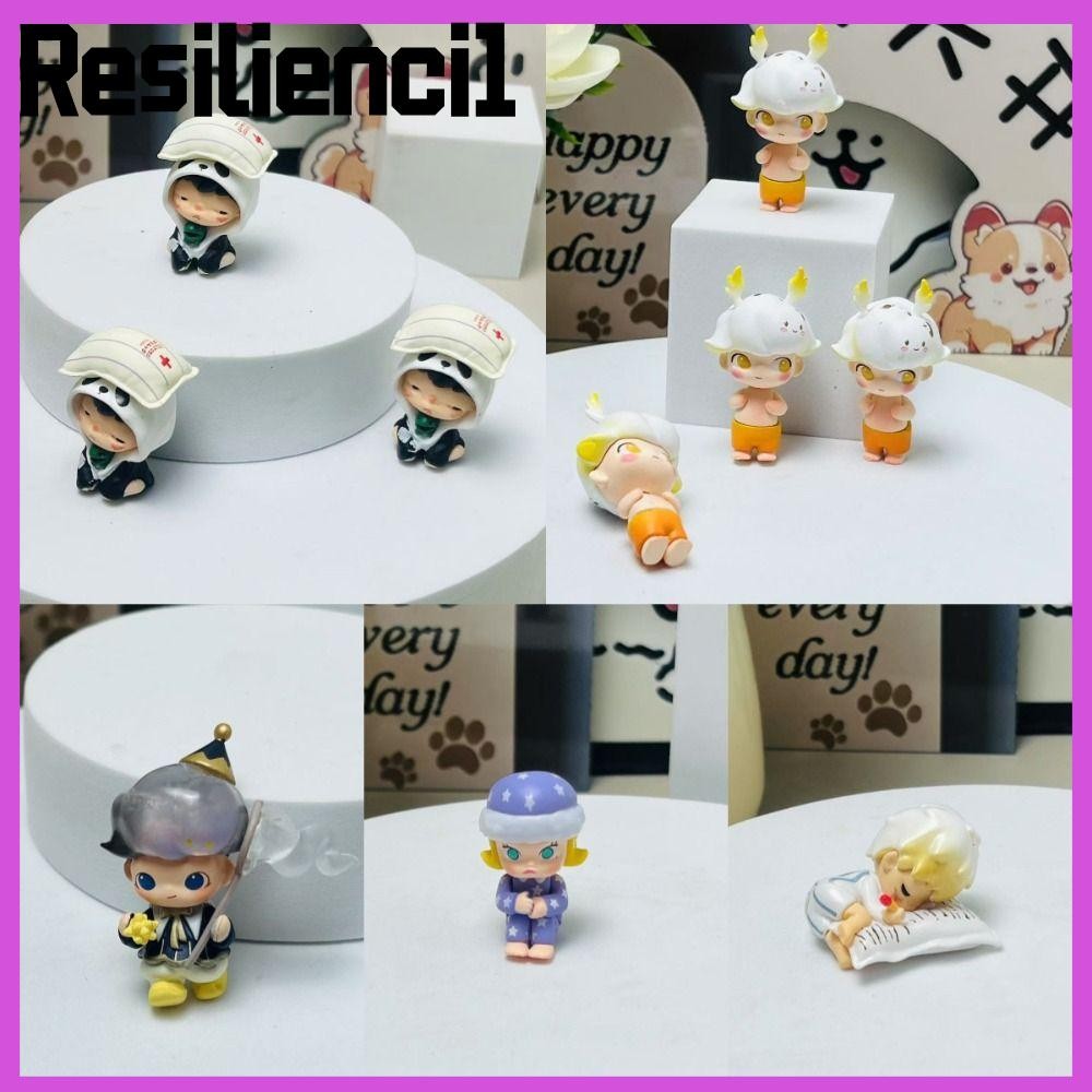 RESILIENCI1 Hirono Box, Dimoo Retro Series POPBEAN Molly Mini Ornaments ...