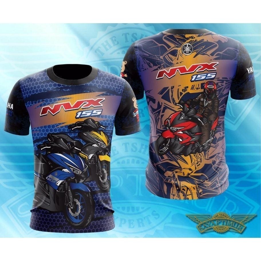 NVX Holmium Yamaha Baju T-shirt, Motor Sublimation41 and 3D Size XS-6xl | Shopee Malaysia