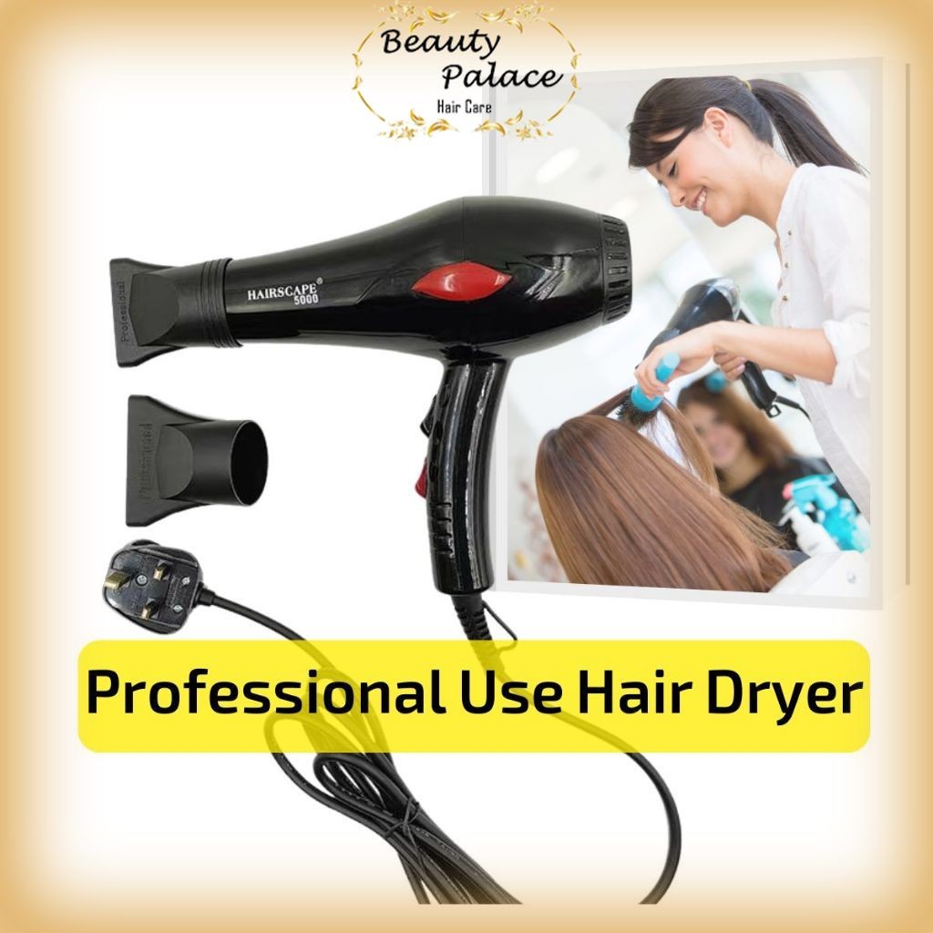 Hairscape 5000 Hair Dryer Professional Salon Use Hair Blower 1800watt ...