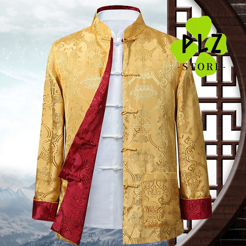 (MY STOCK) Hot Sale 中國風唐裝男Chinese traditional wear man tang suit ...
