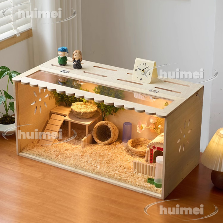 Solid Wood Luding Chicken Breeding Box Dedicated Hamster Golden Bear ...