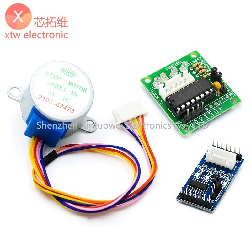 1 Set of 5V Stepper Motor + ULN2003 Drive Board Five-wire Four-phase ...
