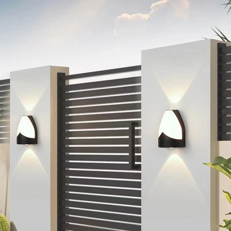 New Creative Outdoor Wall Light Waterproof Double-Headed Upper Lower ...