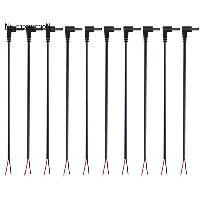 (10 Pack) Replacement 3.5mm x 1.35mm 90 Degree Right Angle DC Power ...
