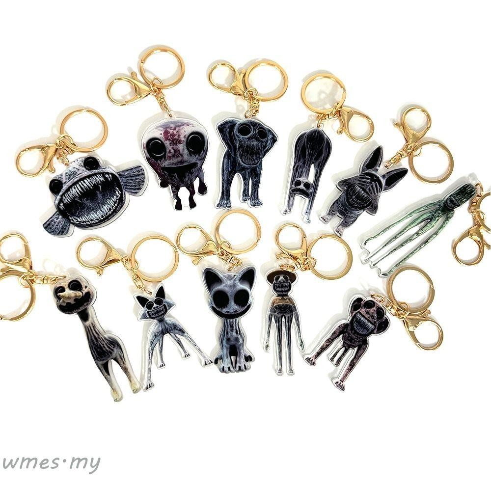 WMES1 Zoonomaly Keychain, Horror Games Cat Zoonomaly Pendant, Bag ...
