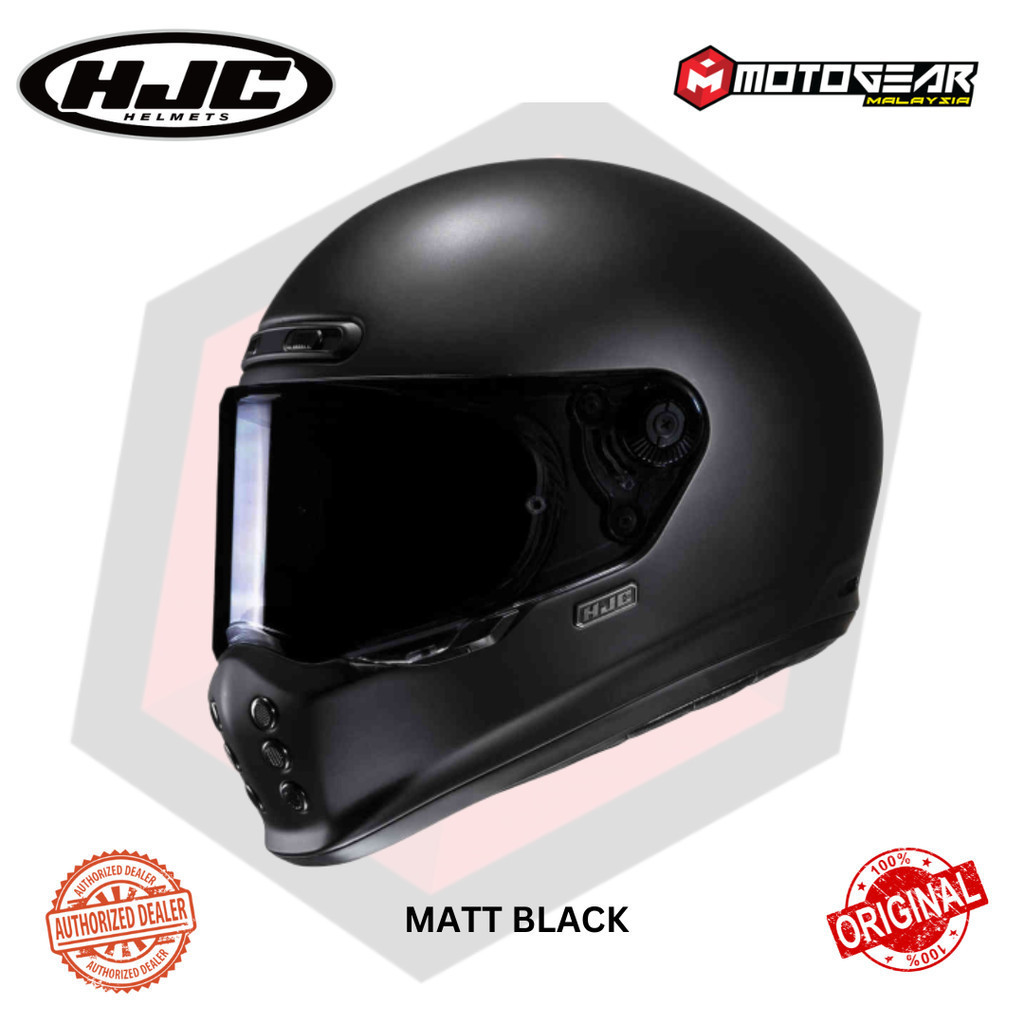 HJC V10 SF BLACK (Free Smoke Visor) | Shopee Malaysia