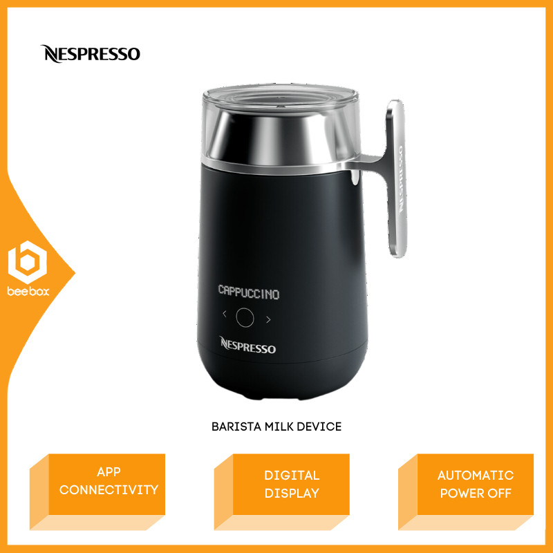 Nespresso Barista Milk Device Frother App Connectivity Digital Display ...