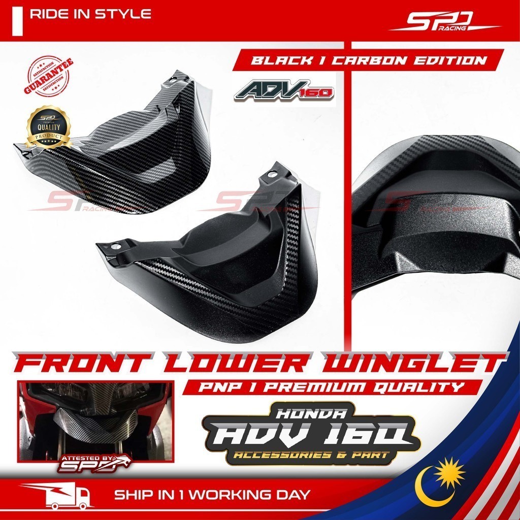 ADV 160 Front Lower Winglet I Front Fairing Cover ABS I HI-Q ABS ...