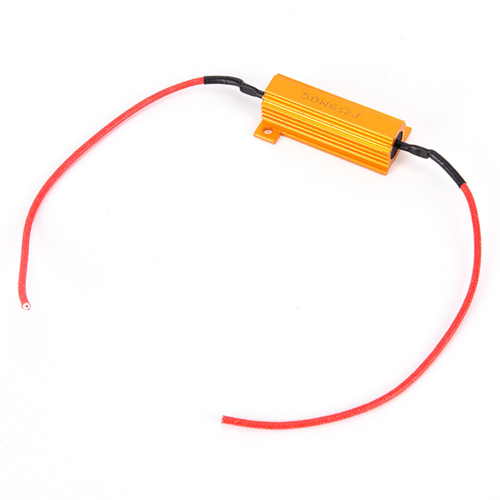 itechcool 1 Pair Anti-Flicker Adapter 6ohm 50W Anti-Flashing Resistance ...