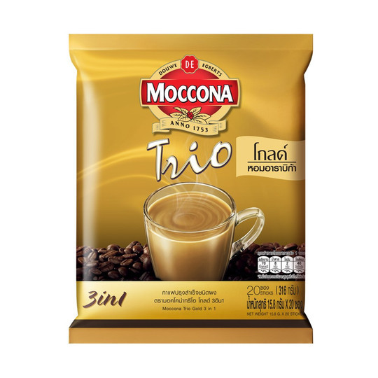 MOCCONA TRIO GOLD 3IN1 COFFEE 15.8GX20S | Shopee Malaysia