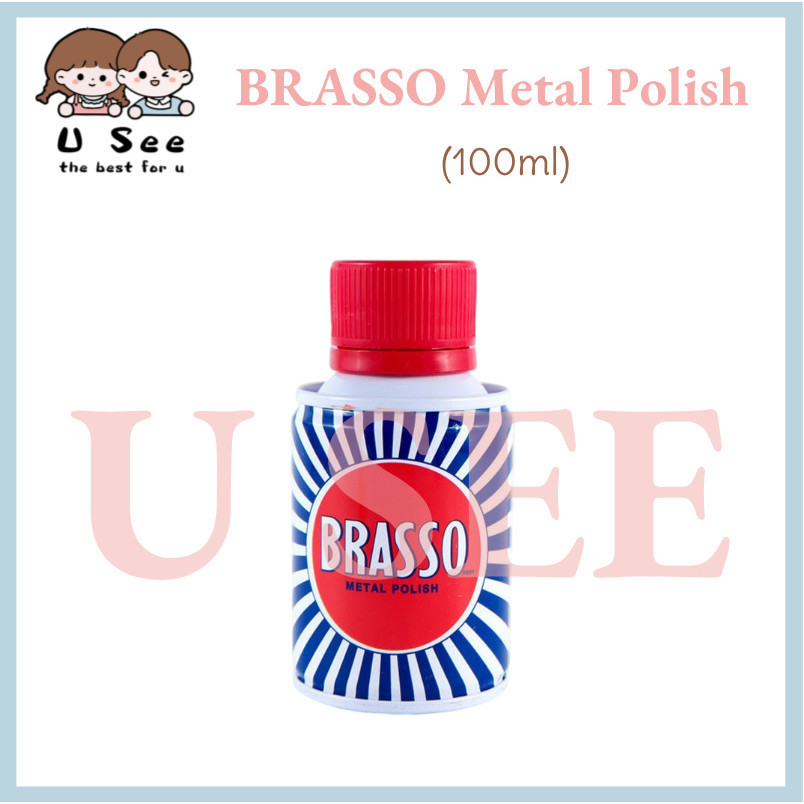 BRASSO Metal Polish Liquid Metal Brass Copper Chrome Polish 100% ...