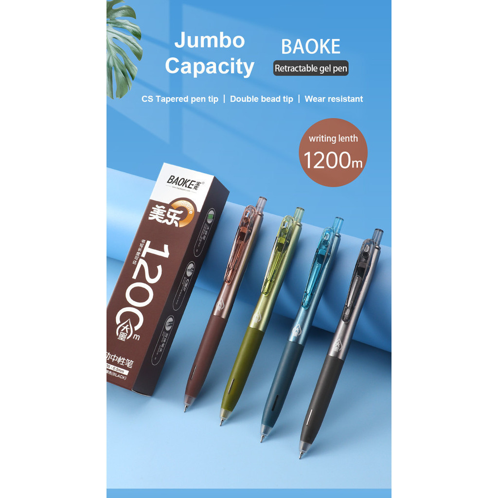 ️ Brush Question Pen, 0.5mm Size Gel Pen (Black) Writing Smooth, Not ...