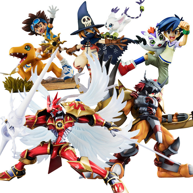 Megahouse Digimon Battle Tyrannosaurus Garuru Angel Beast Omega Red ...