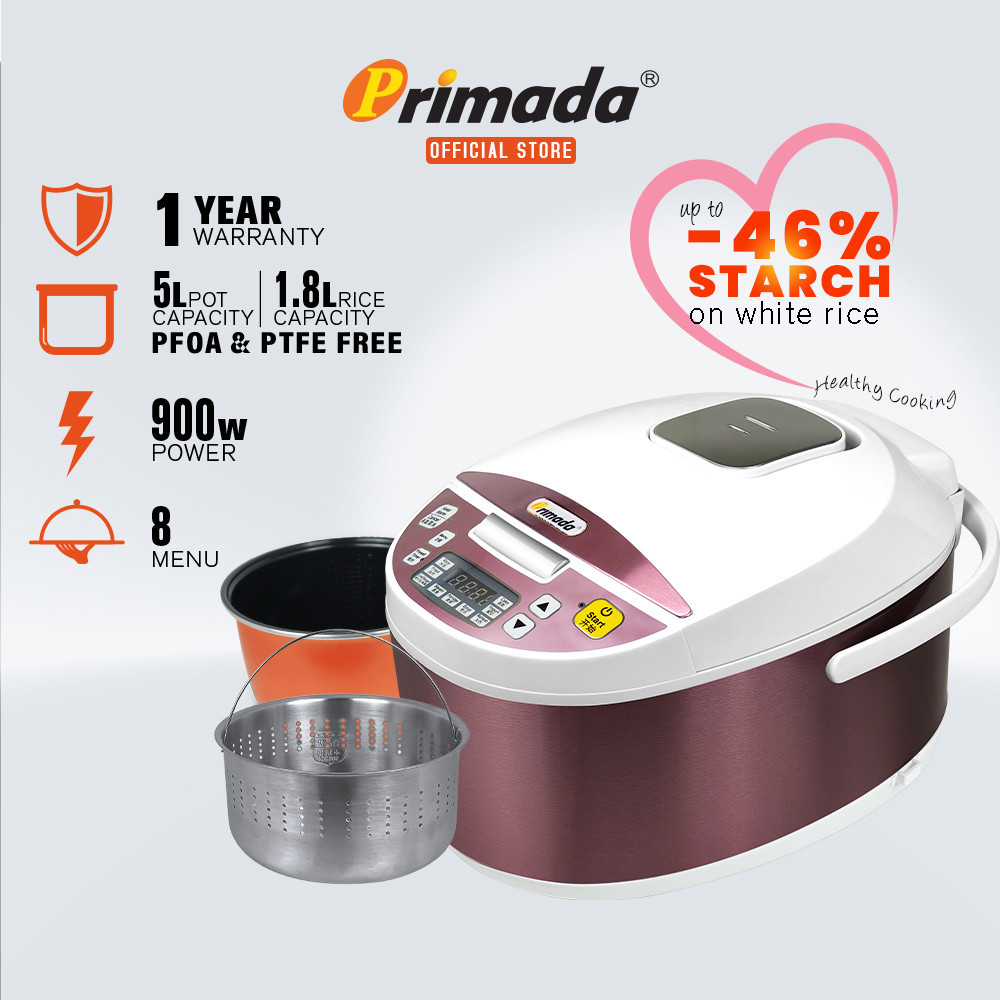 Primada Desugar Smart Rice Cooker PSC50D | Shopee Malaysia