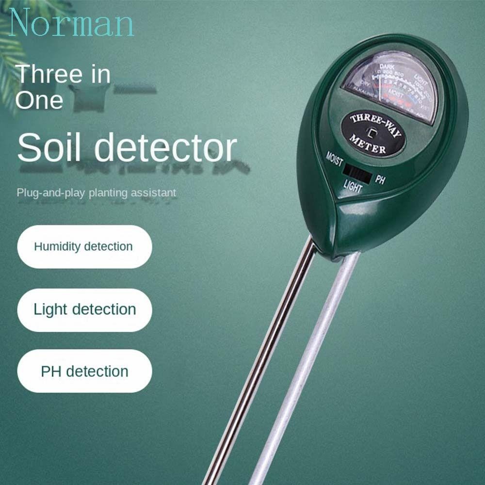 NORMAN Soil Detector, 3 in1 Moist Tester Soil Moisture Meter, Analyzer ...