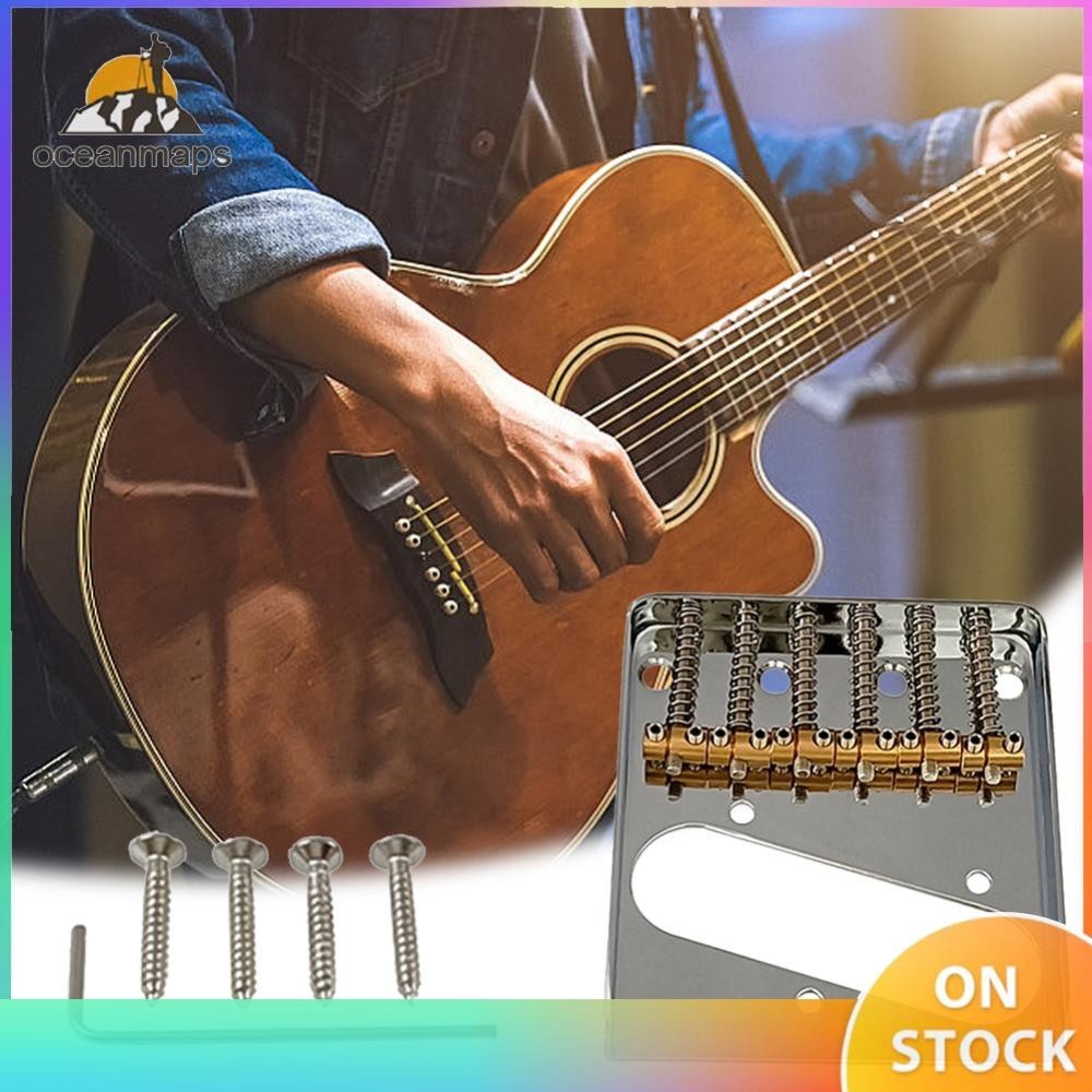 OCE! Electric Guitar Bridge with Screws Guitar Bridge Tailpiece 6 ...